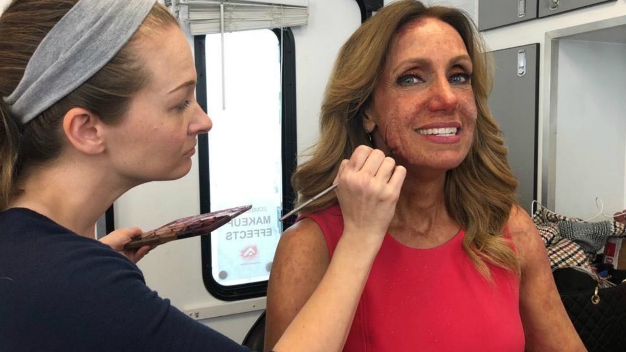 El paso a paso en fotos de cómo Lili Estefan se transformó en zombie ...