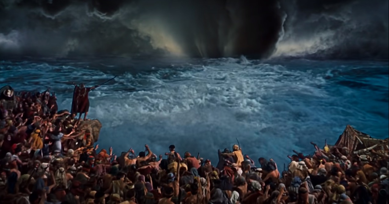 Obra De Arte Del Cruce Del Mar Rojo